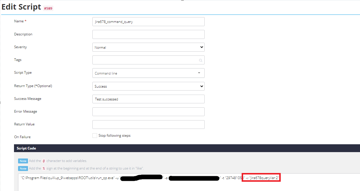 Variables in scripts - QG – How can we help?