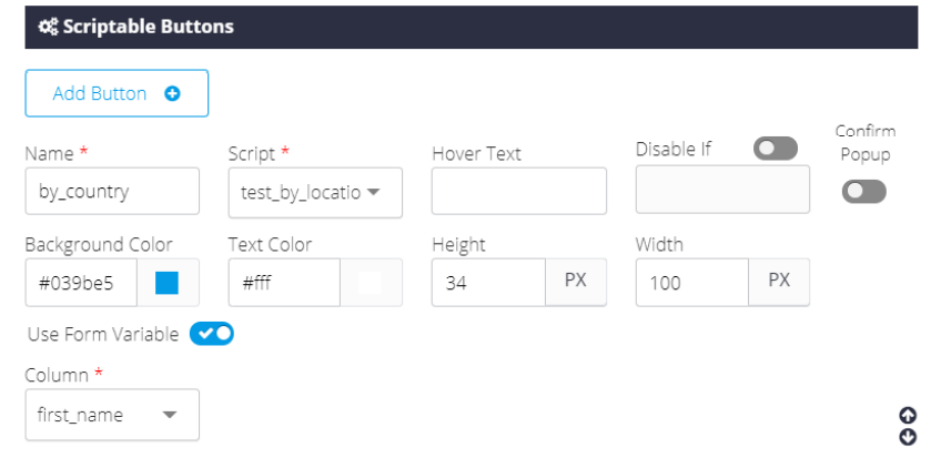 3.1.1.3.3 Form Wizard, Step 3, Scriptable buttons – How can we help?